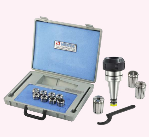 VB-121 Milling Collet Chuck COLLET HOLDER WTH ISO-SHANK METRIC INCH ...